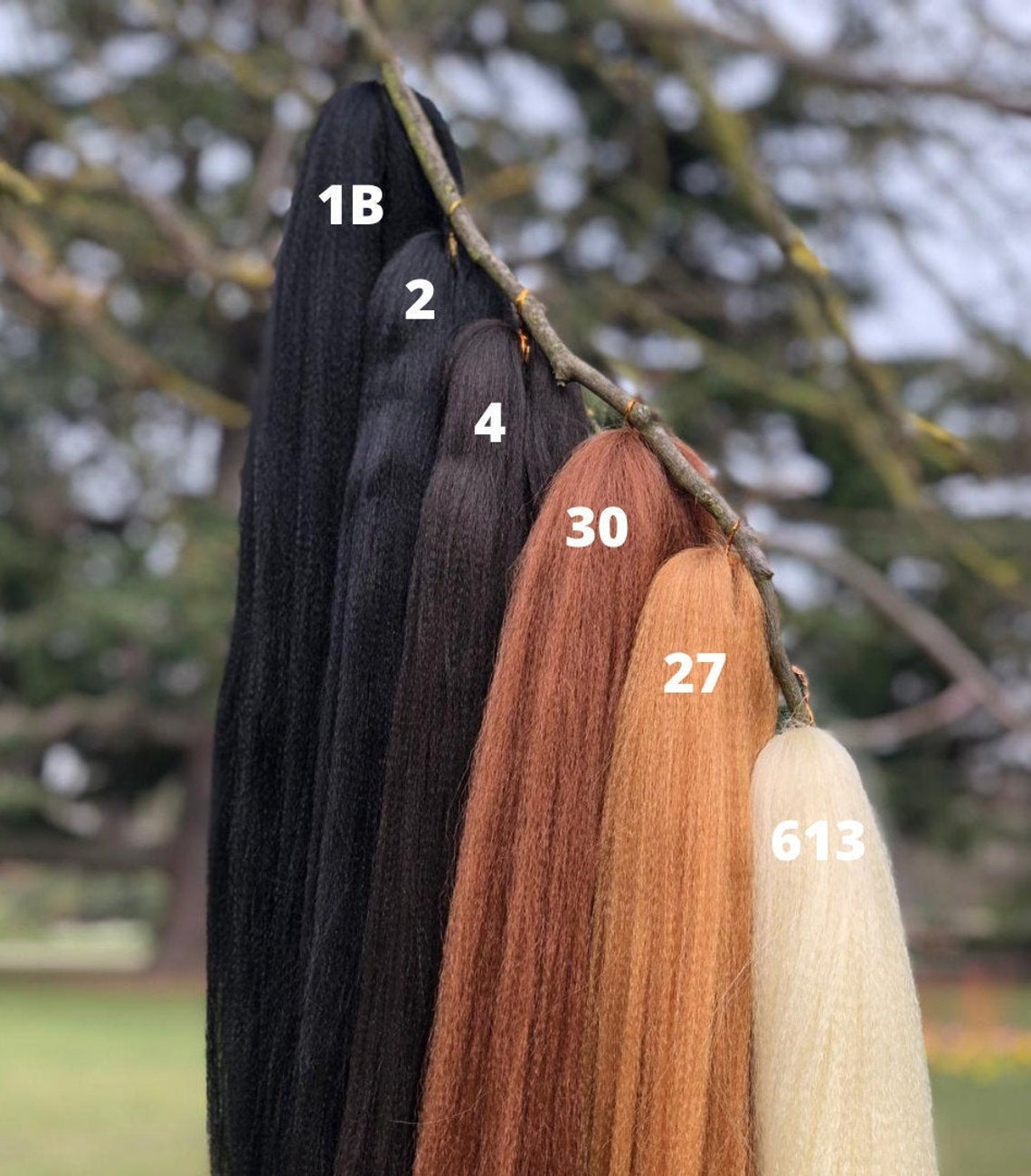 Colour 27 Light Braid pre stretched kanekalon braiding hair | Etsy