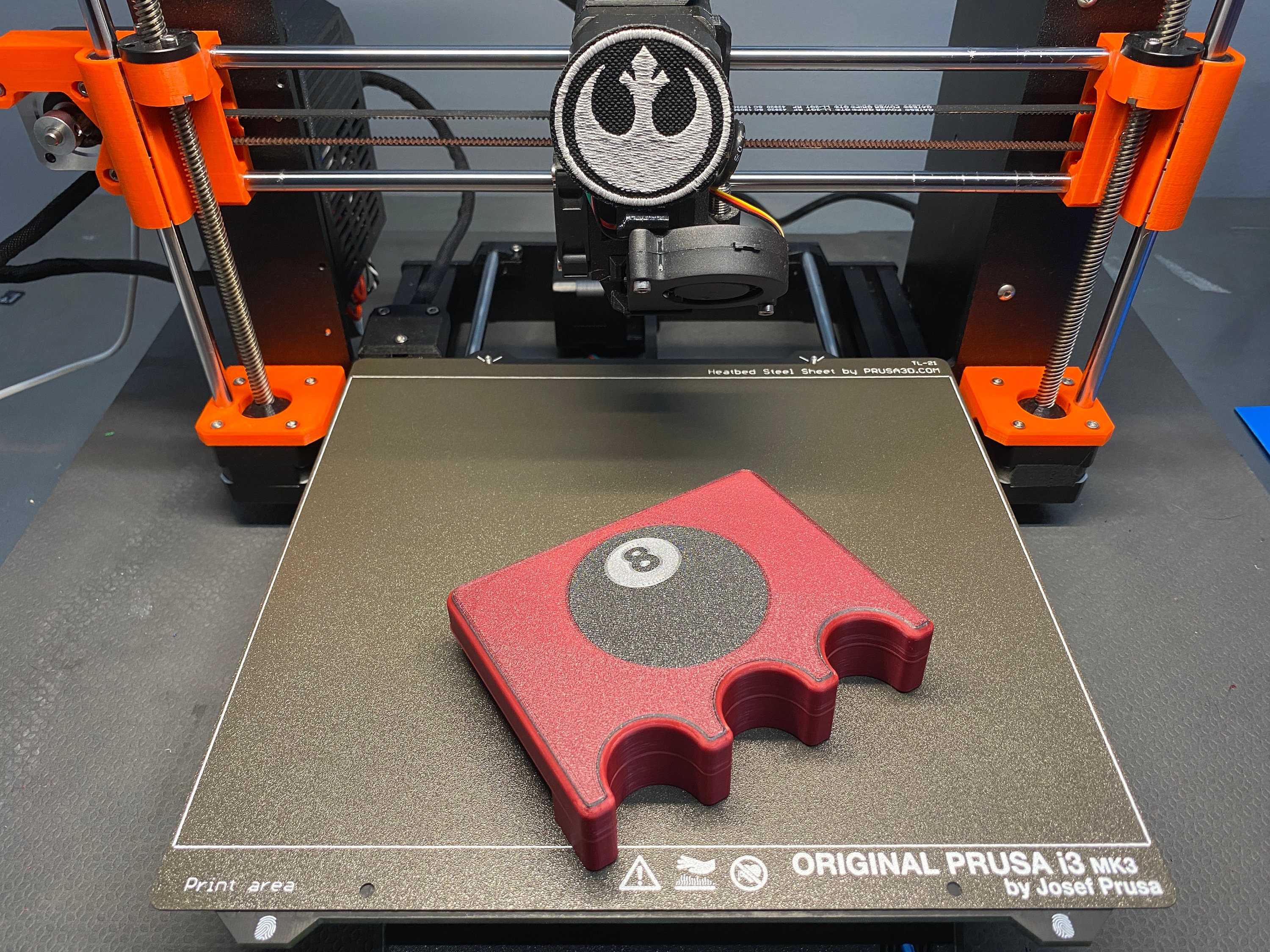 3D Printed Pool Cue Holder 8 Ball Light Weight - Etsy