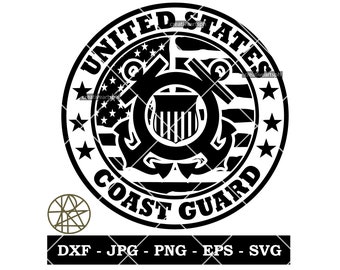 Coast Guard Dxf - Etsy