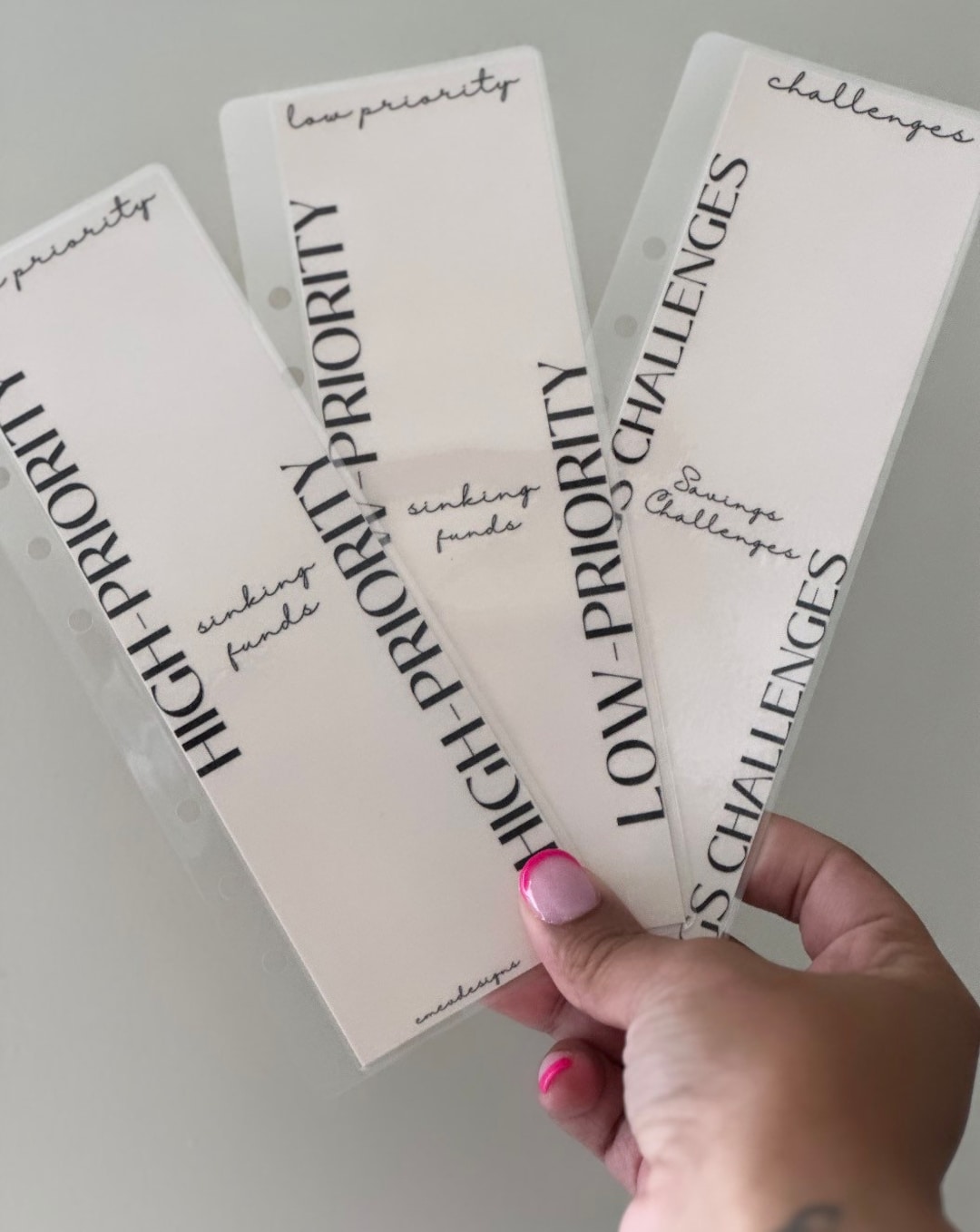 A6 Binder Divider Bookmark Dashboard Emevdesigns - Etsy