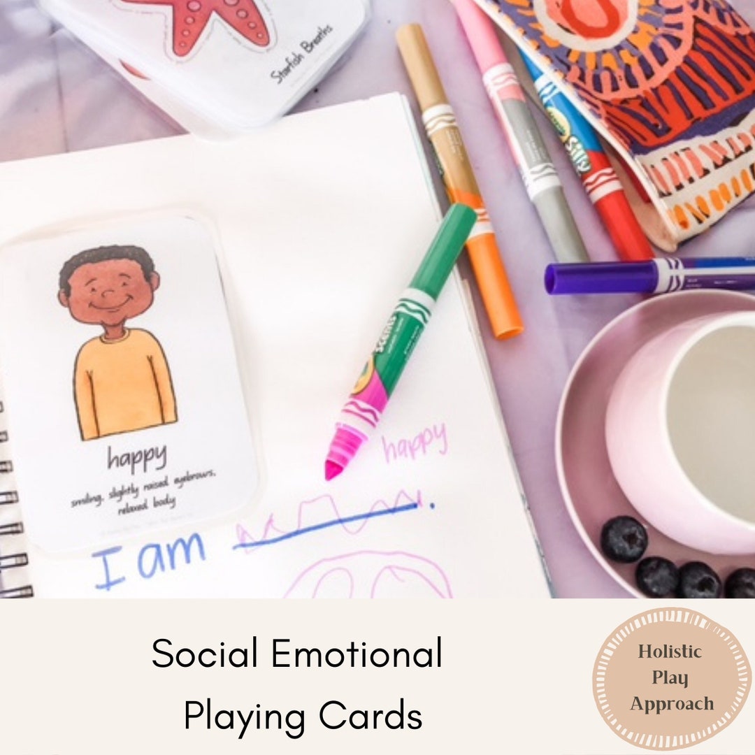 44 Diverse Social Emotional Playing Cards for Learning Emotions and ...