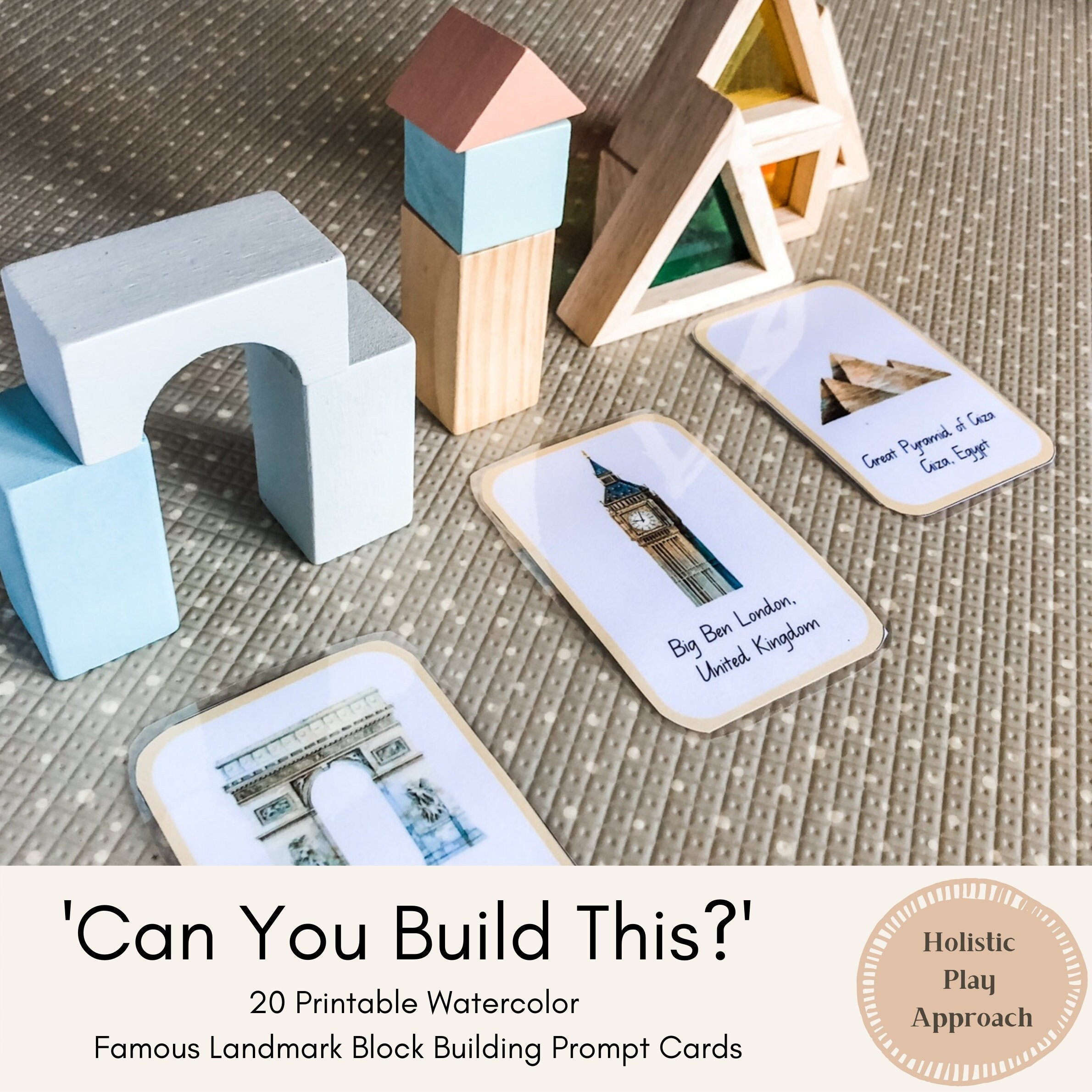20 Watercolour Open-ended Play can You Build This Famous Landmark ...