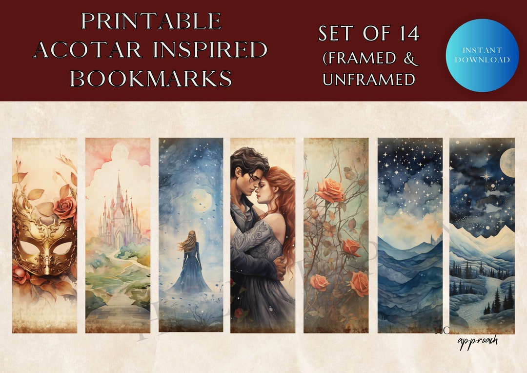 Acotar Bookmark Acotar Bookmark Metal Acotar Wingspans Matter Bookmark ...