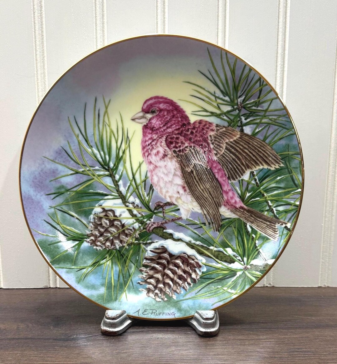 Songbirds of the South Collectors Plate by Southern Living, Purple ...