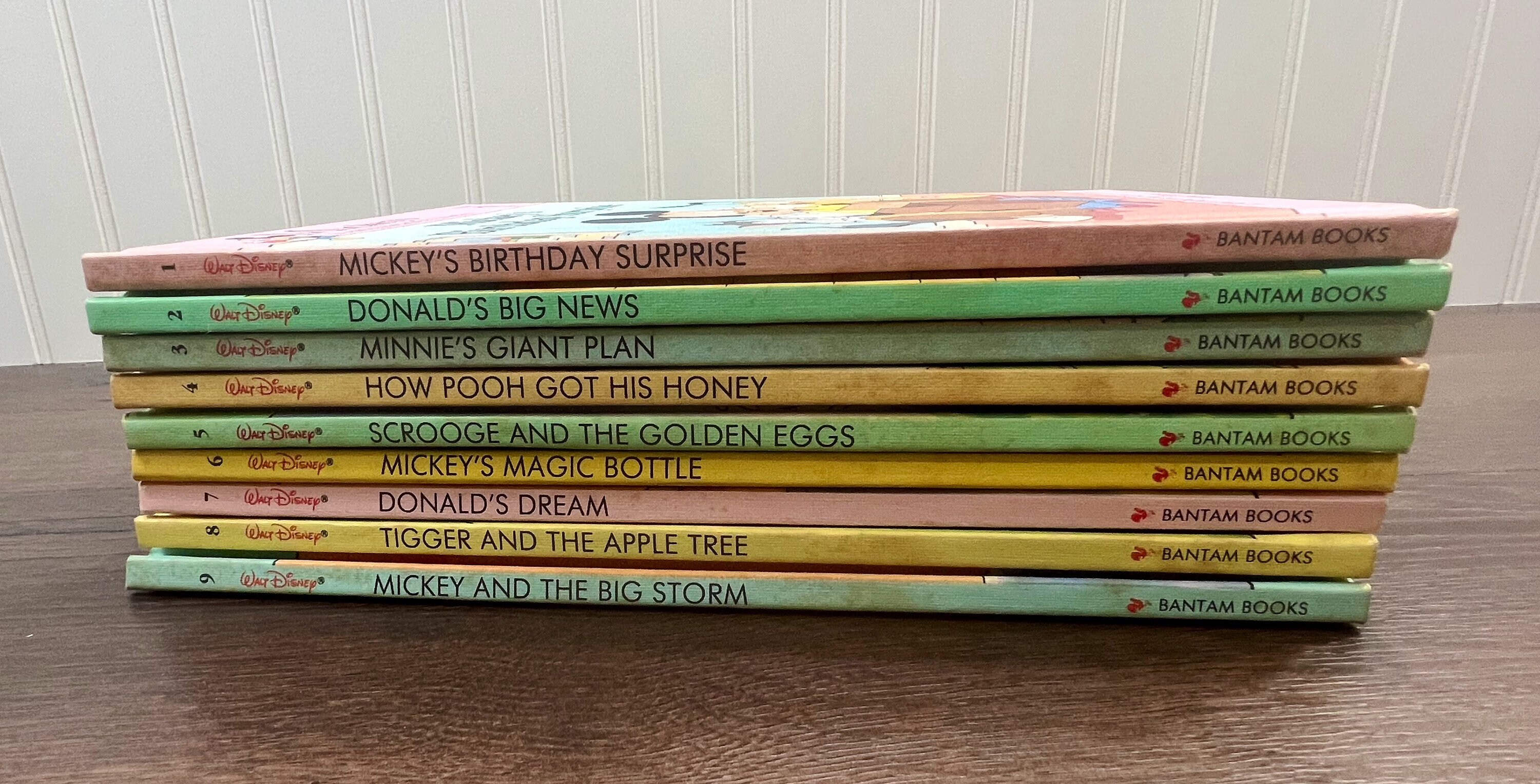 Walt Disneys Young Readers Library, Volume 1-9, Disney Books, Bantam ...