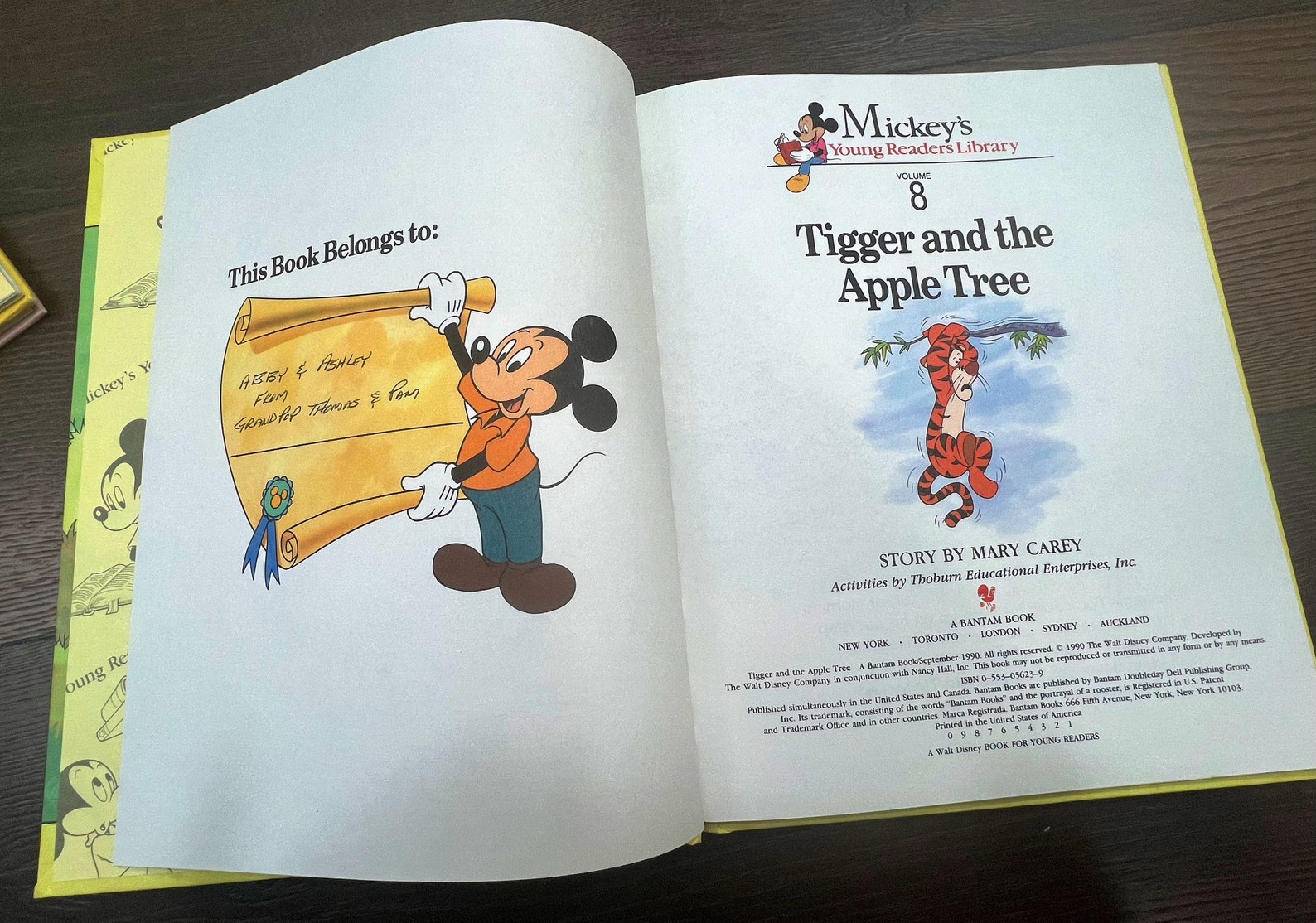 Walt Disneys Young Readers Library, Volume 1-9, Disney Books, Bantam ...