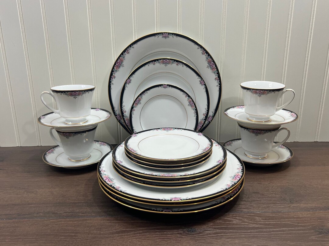 Noritake Belle Empress Dinnerware 20 Piece Service for 4 - Etsy