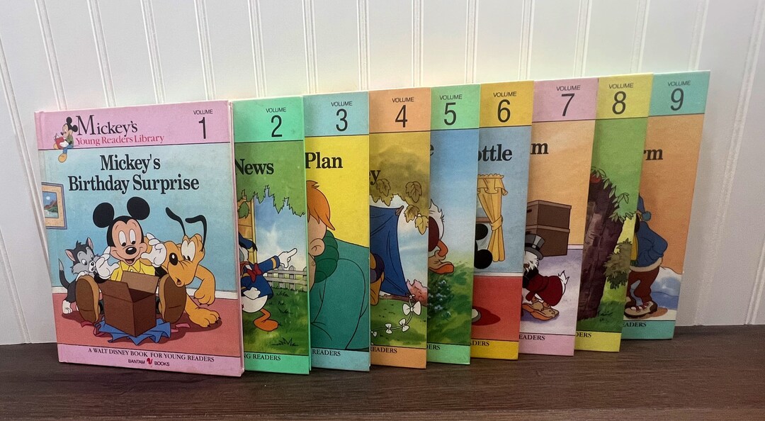 Walt Disney’s Young Readers Library, Volume 1-9, Disney Books, Bantam ...