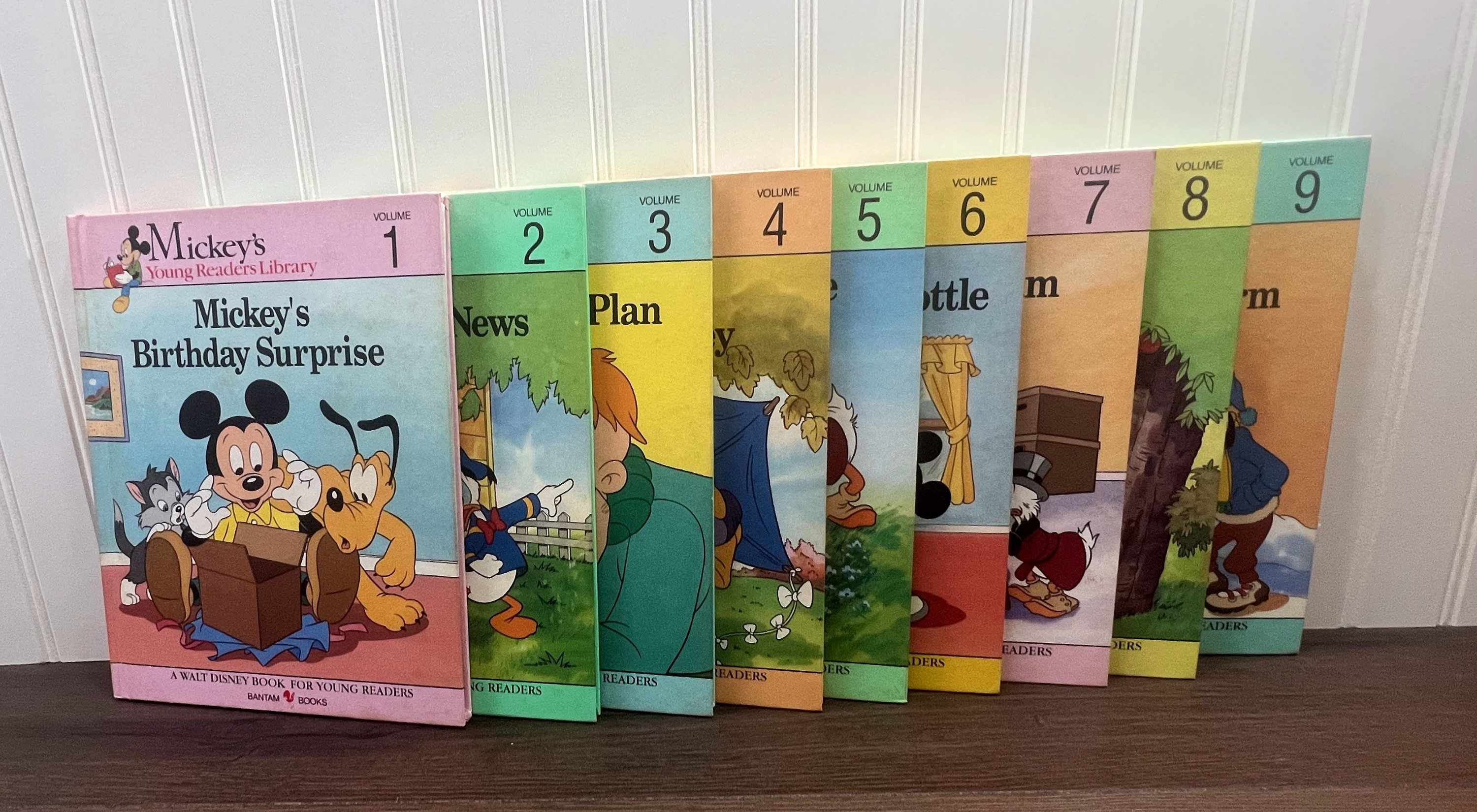 Walt Disney’s Young Readers Library, Volume 1-9, Disney Books, Bantam ...