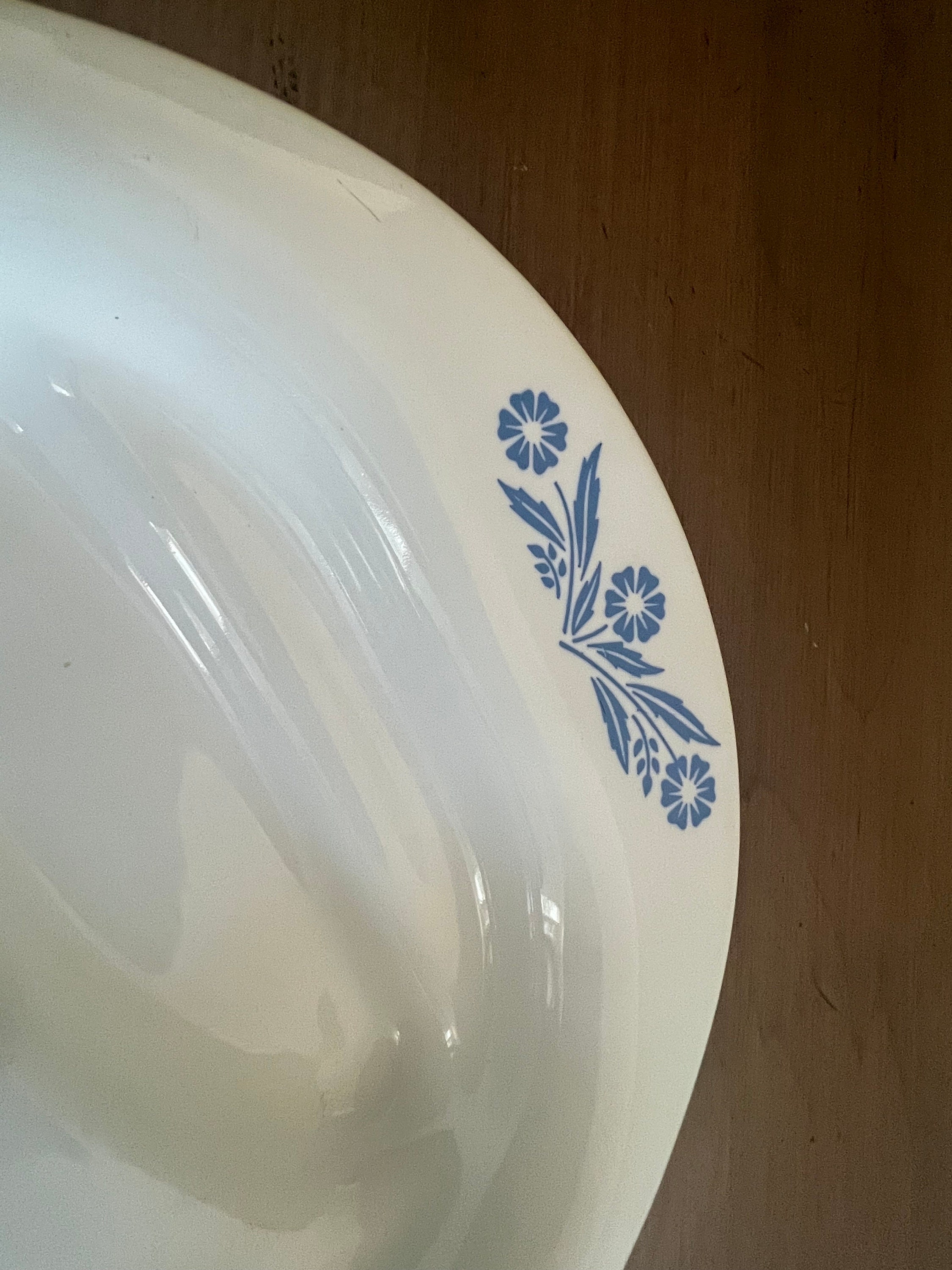 Blue Cornflowers Corning Ware Platter, Vintage Corning Ware, P-19, Blue ...