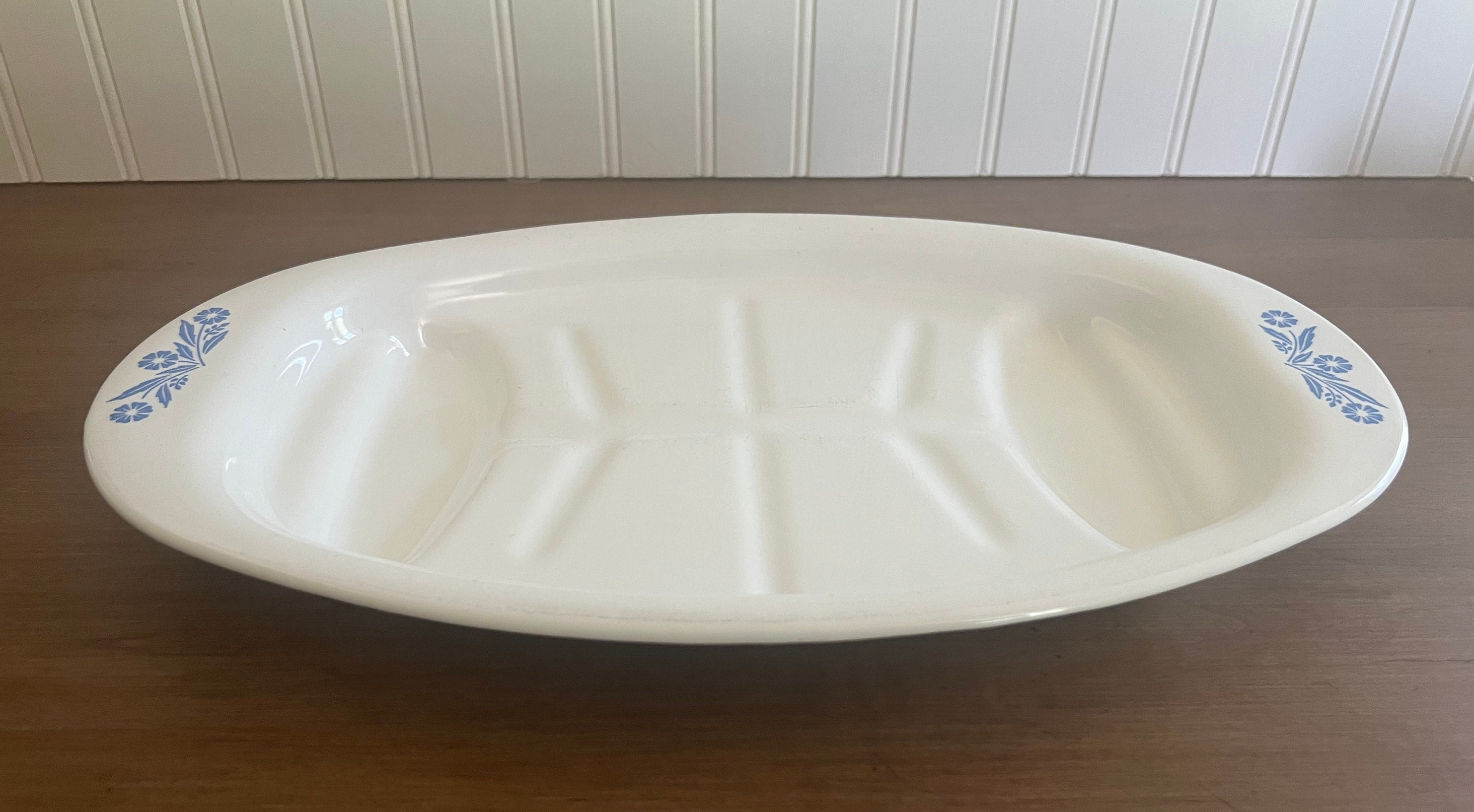 Blue Cornflowers Corning Ware Platter, Vintage Corning Ware, P-19, Blue ...