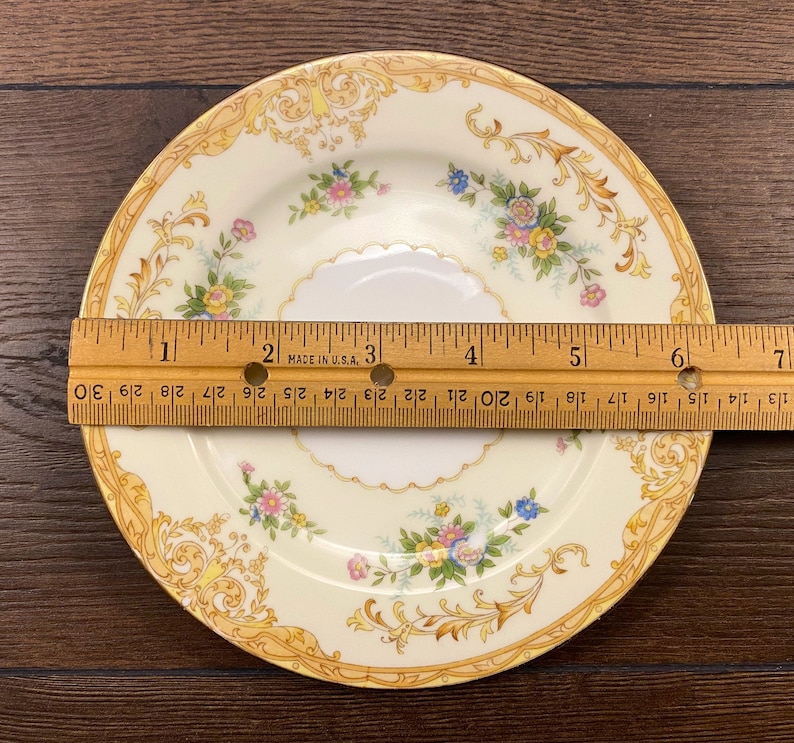 Noritake Leona Bread and Butter Plates, Set of 3, Vintage Fine China ...