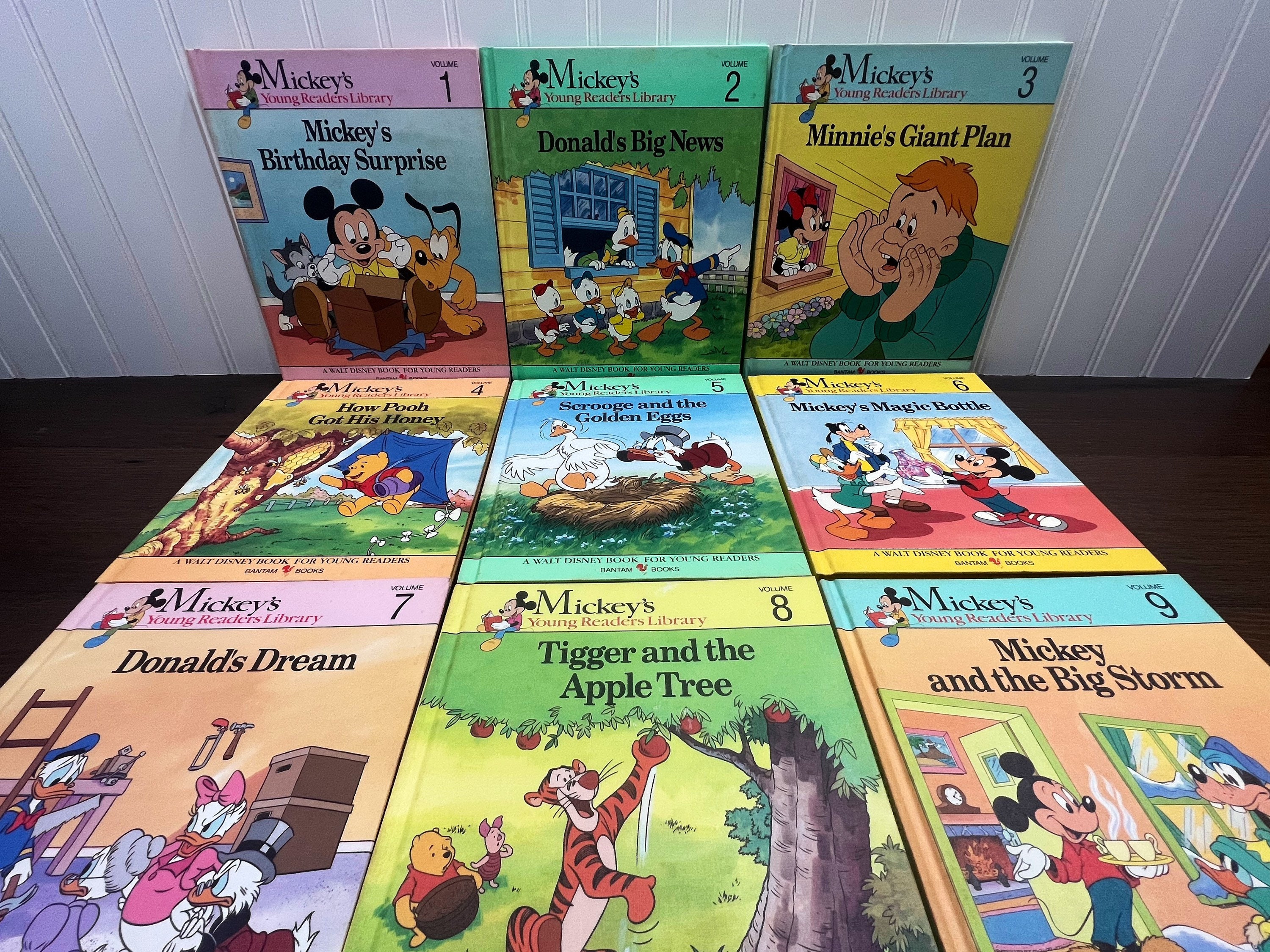 Walt Disney’s Young Readers Library, Volume 1-9, Disney Books, Bantam ...
