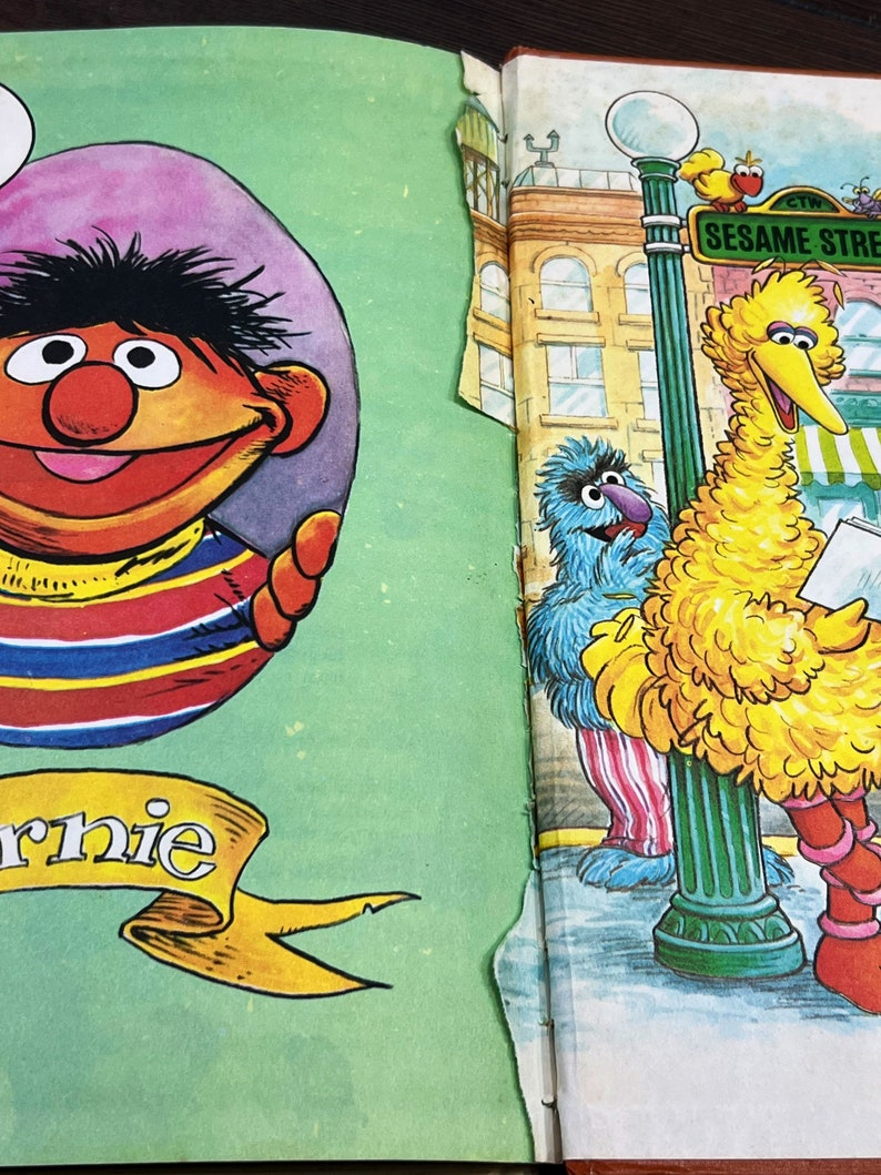 1970s Sesame Street Library, 13 Book Collection, Volumes 1-10 12-14 ...