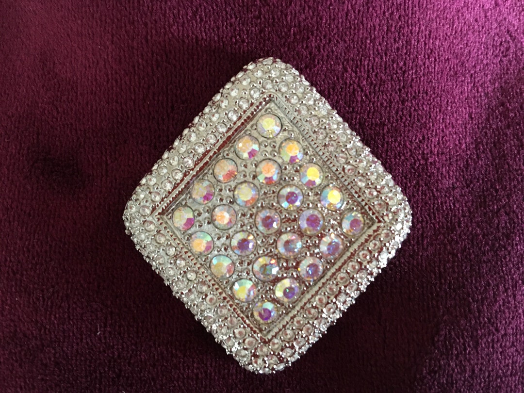 Vintage Butler Signed Diamond Shaped Brooch - Etsy