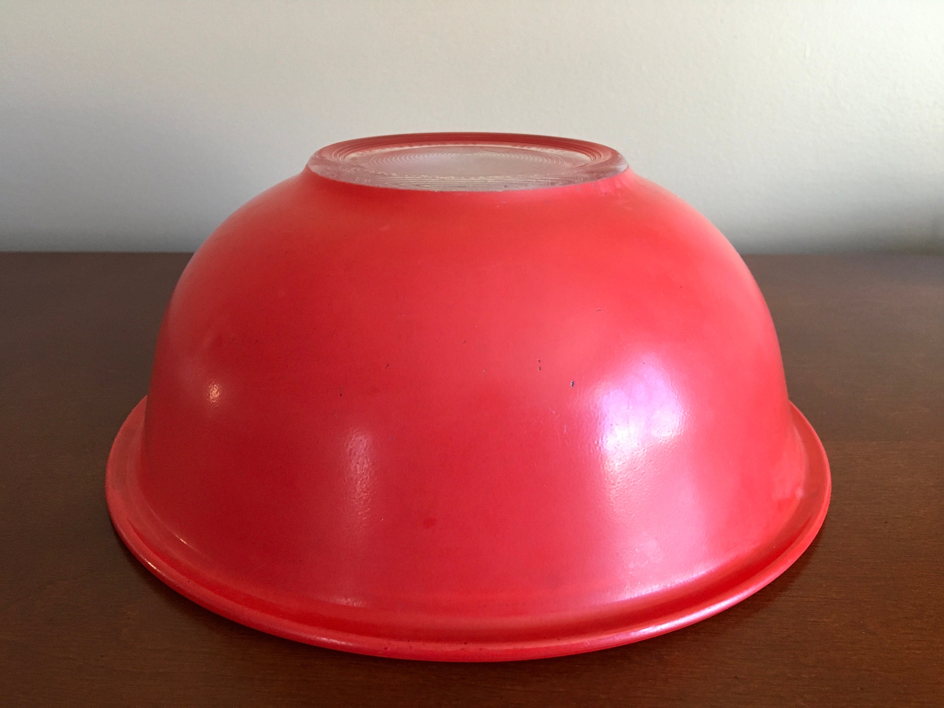 Vintage Pyrex Red Glass Mixing Bowl 2.5 L - Etsy