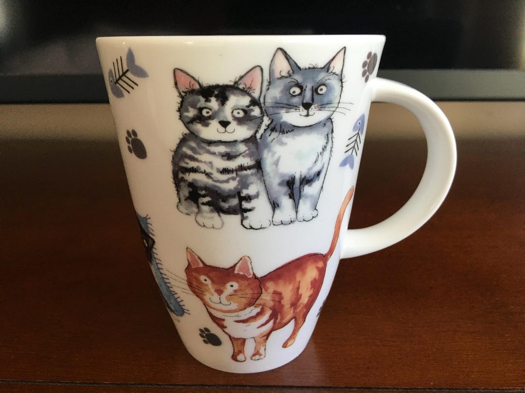 Vintage Roy Kirkham Whiskers Fine Bone China Mug - Etsy