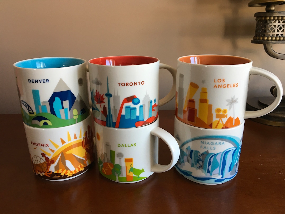 Starbucks You Are Here Collector Series Mug Starbucks Toronto Mug Los ...