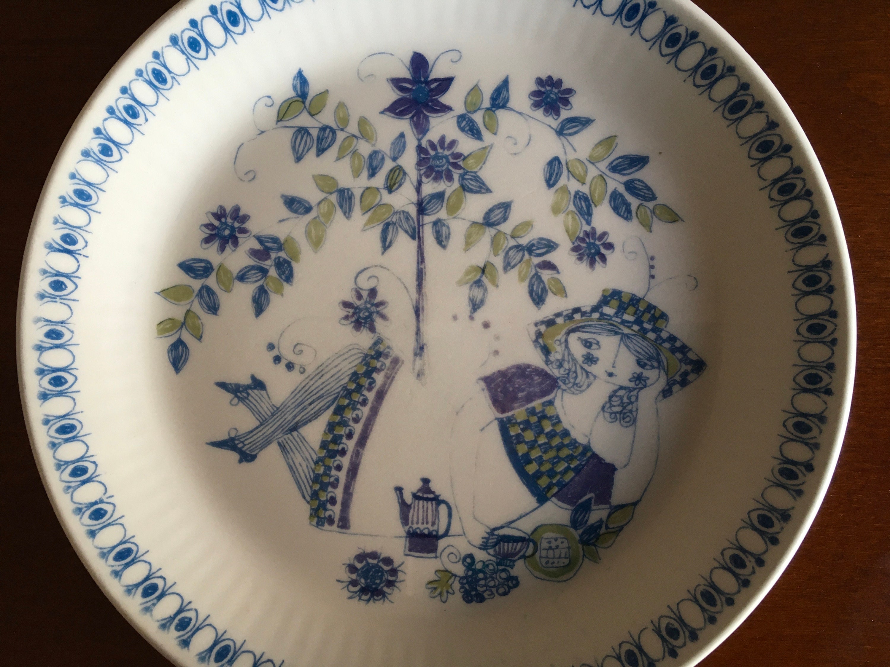 Vintage Norway Figgjo Lotte Turi Design Soup Bowl and Side Sandwich ...