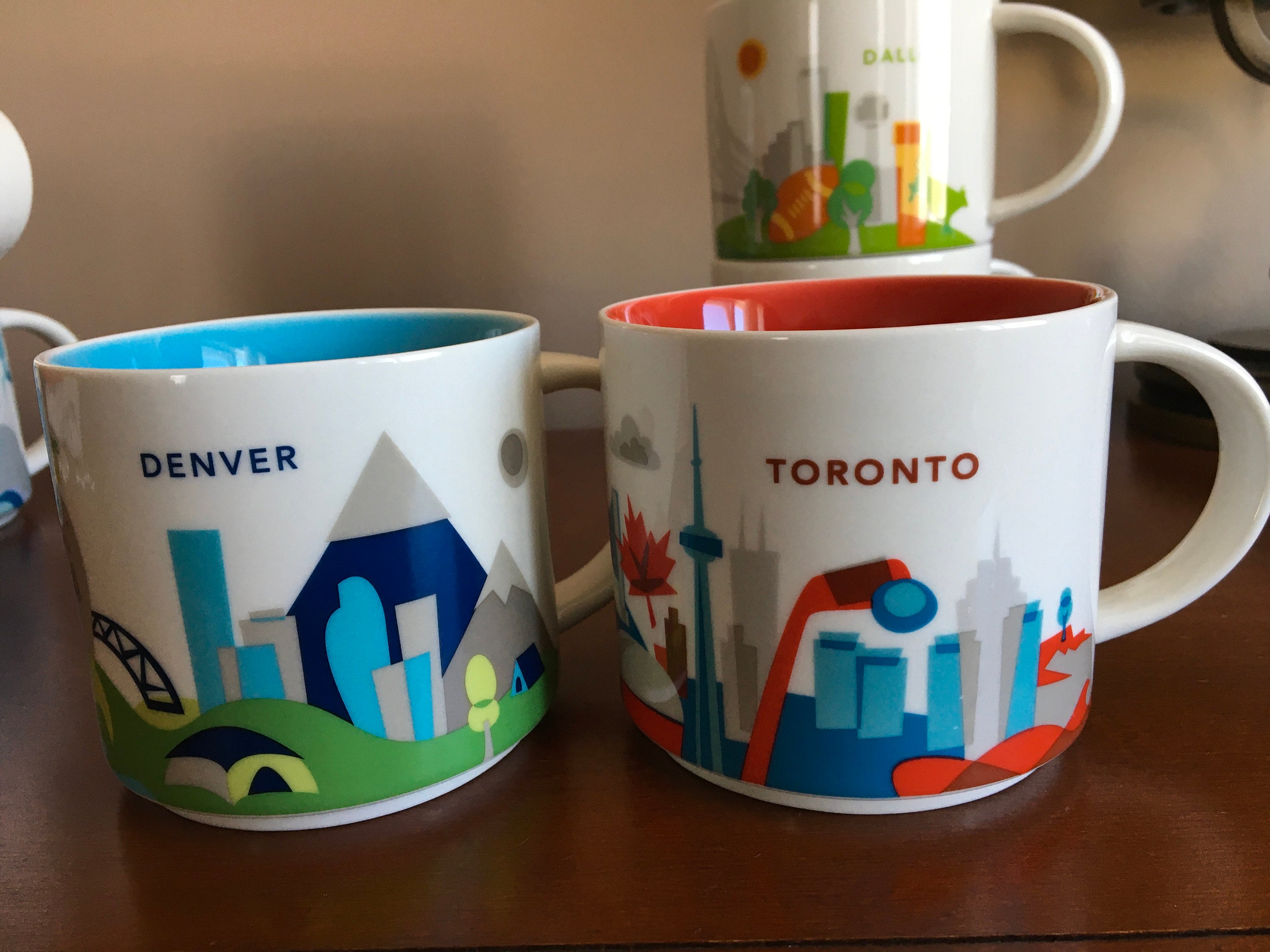 Starbucks You Are Here Collector Series Mug Starbucks Toronto Mug Los ...