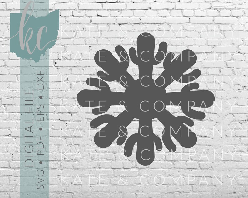 Cactus Snowflake • digital Download • SVG • PDF • DXF • print • laser ...