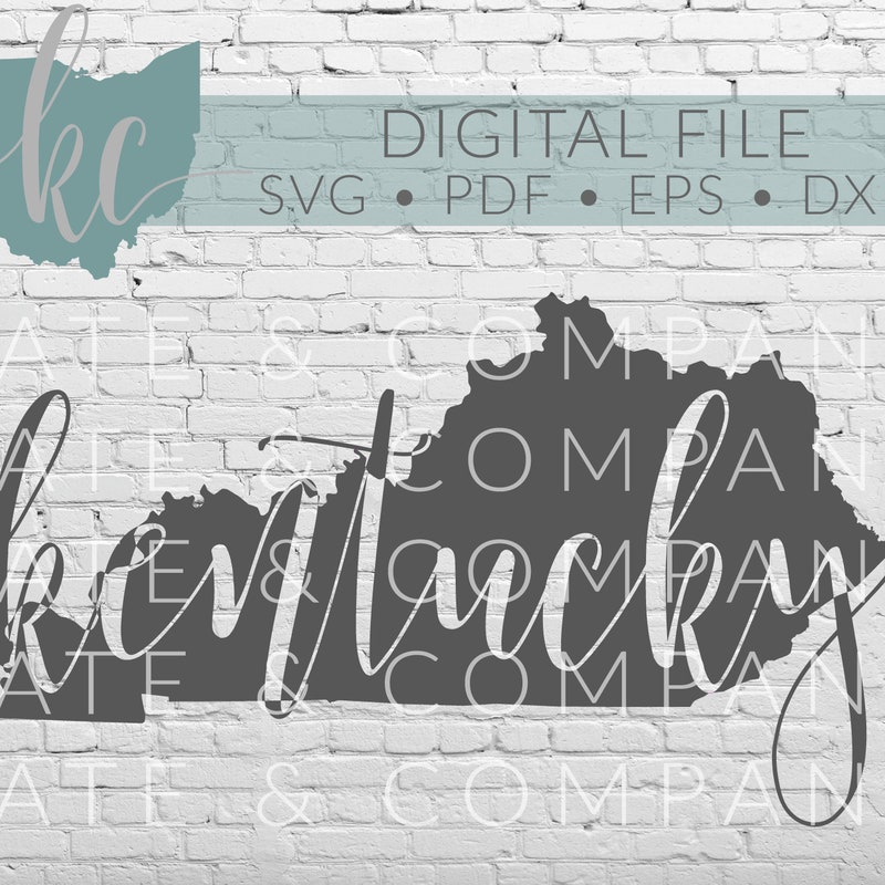 Kentucky State Shape - Etsy