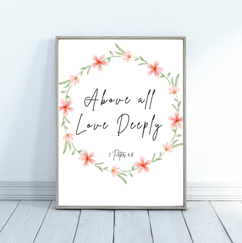 1 Peter 4 Wall Art - Etsy