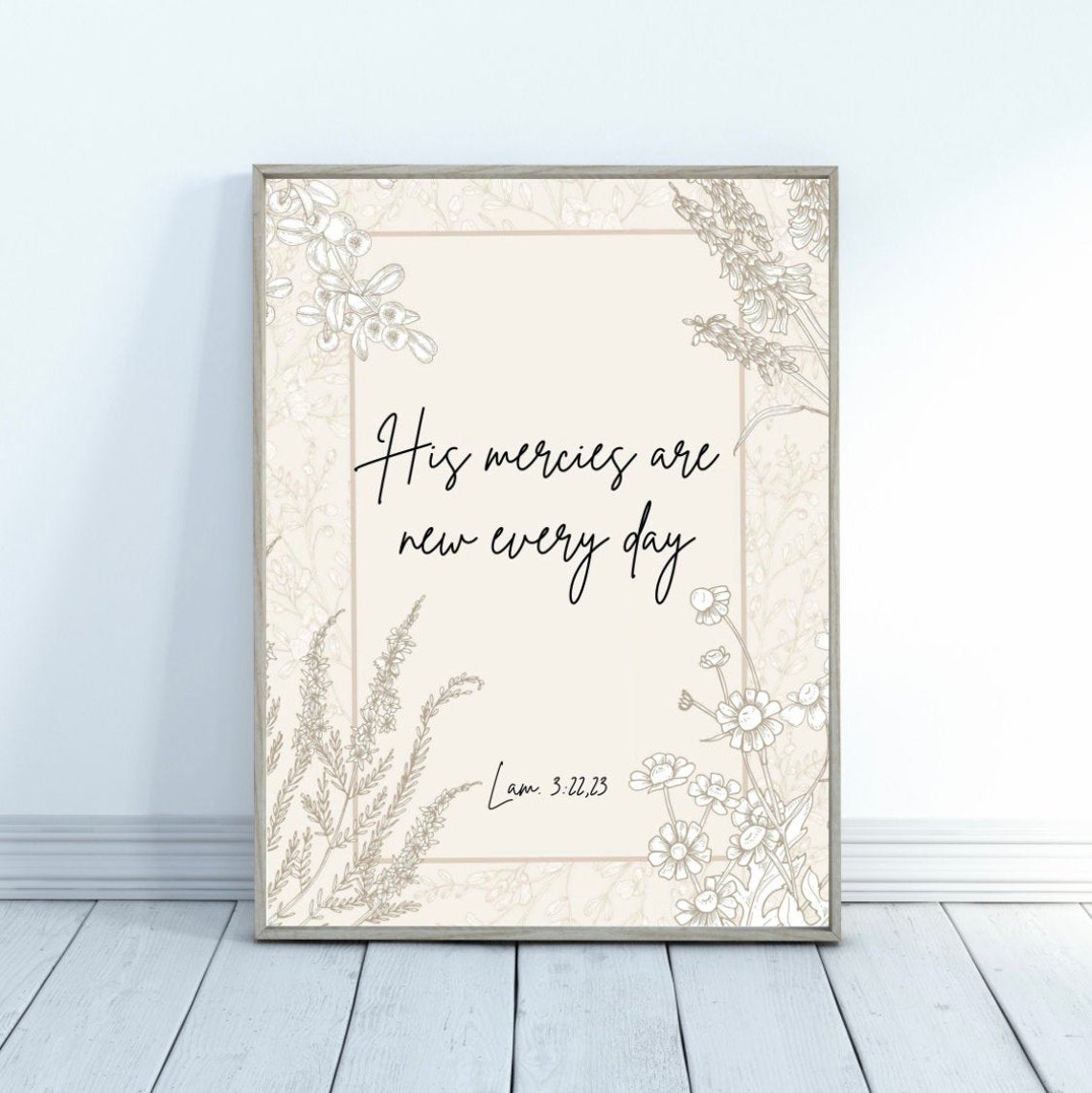 Mercy Bible Verse Print - Etsy