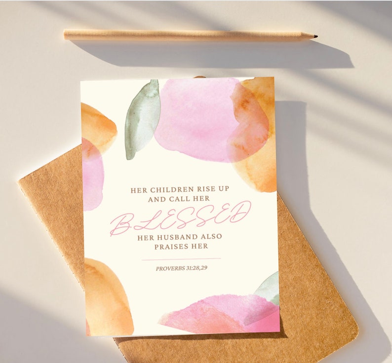Proverbs 31 Bible Verse Print Card or Wall Decor - Etsy