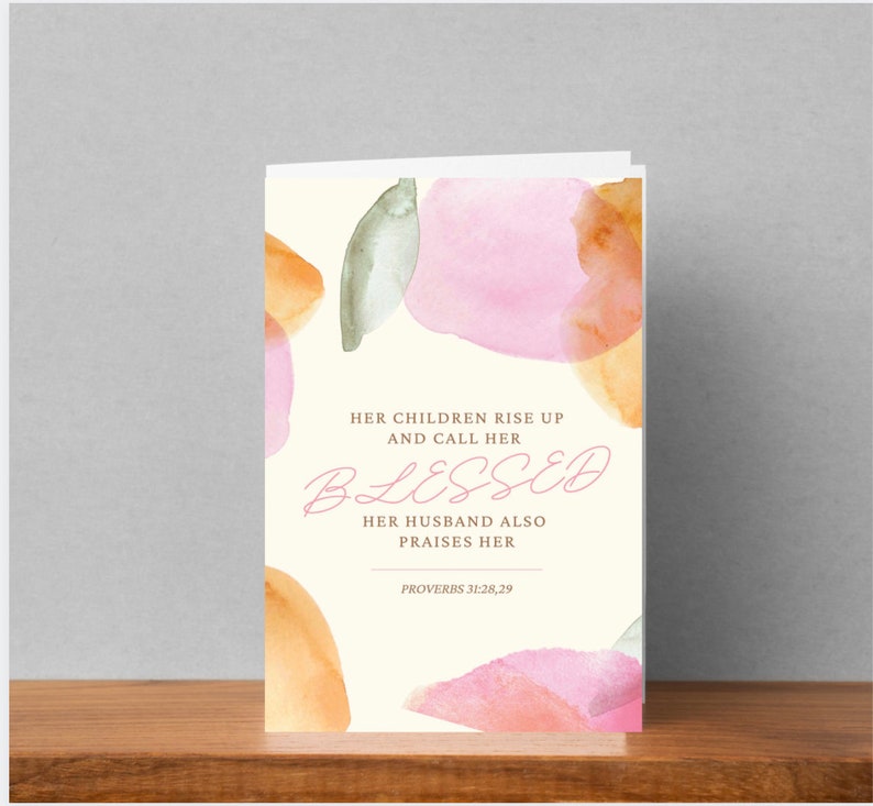 Proverbs 31 Bible Verse Print Card or Wall Decor - Etsy