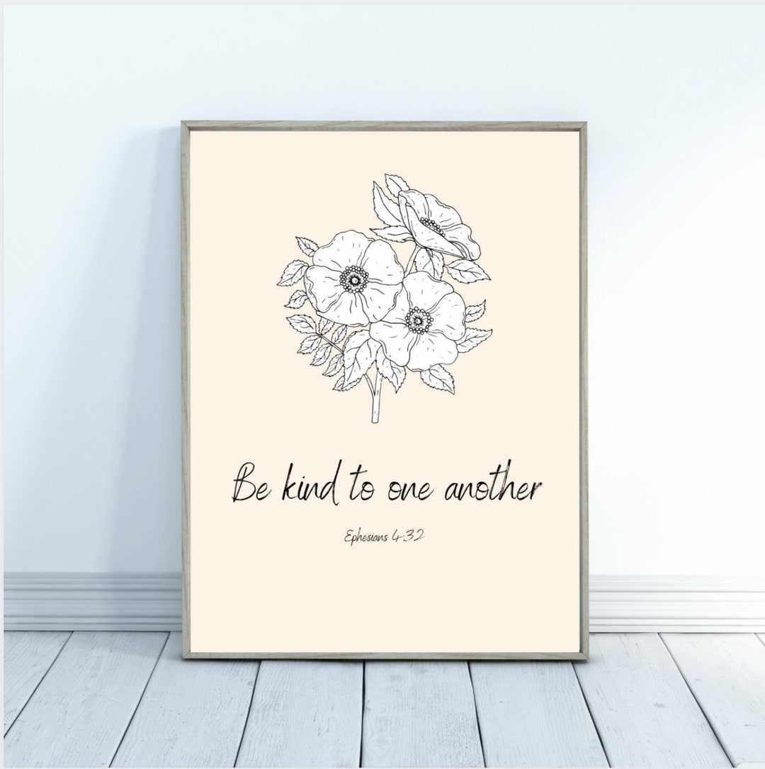 Ephesians 4:32 Wall Art - Etsy