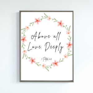 1 Peter 4 Wall Art - Etsy