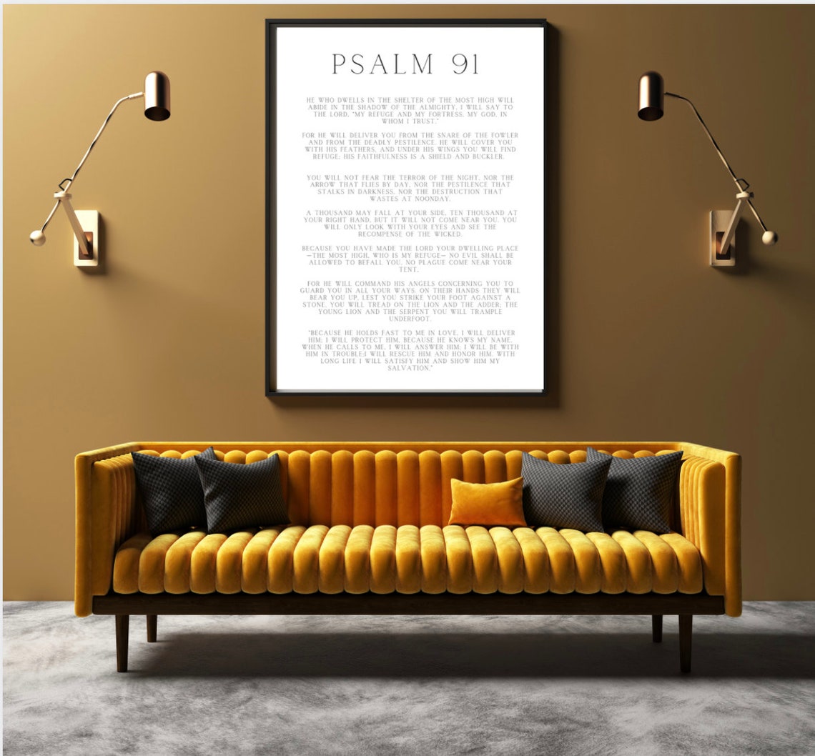 Psalm 91 Wall Art - Etsy