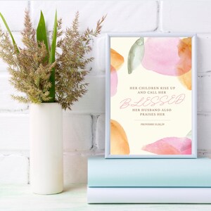 Proverbs 31 Bible Verse Print Card or Wall Decor - Etsy