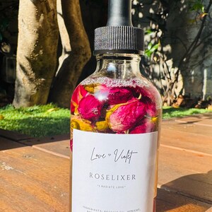 Rose, Rosebud Flower Body Oil,organic Oil,body Oil, Rosehip Oil, Moon ...