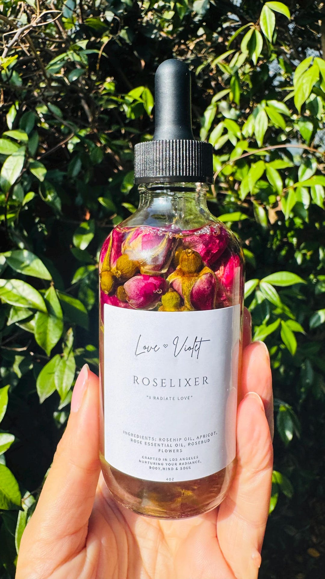 Rose, Rosebud Flower Body Oil,organic Oil,body Oil, Rosehip Oil, Moon ...