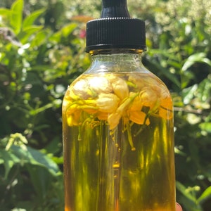 Jasmine Flower Body Oilorganic Oilbody Oil Jojoba Oil Moon - Etsy