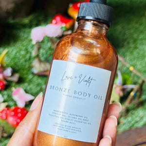 Bronze Body Oil,organic Body Oil,body Oil, Jojoba Oil, Moon Magic ...