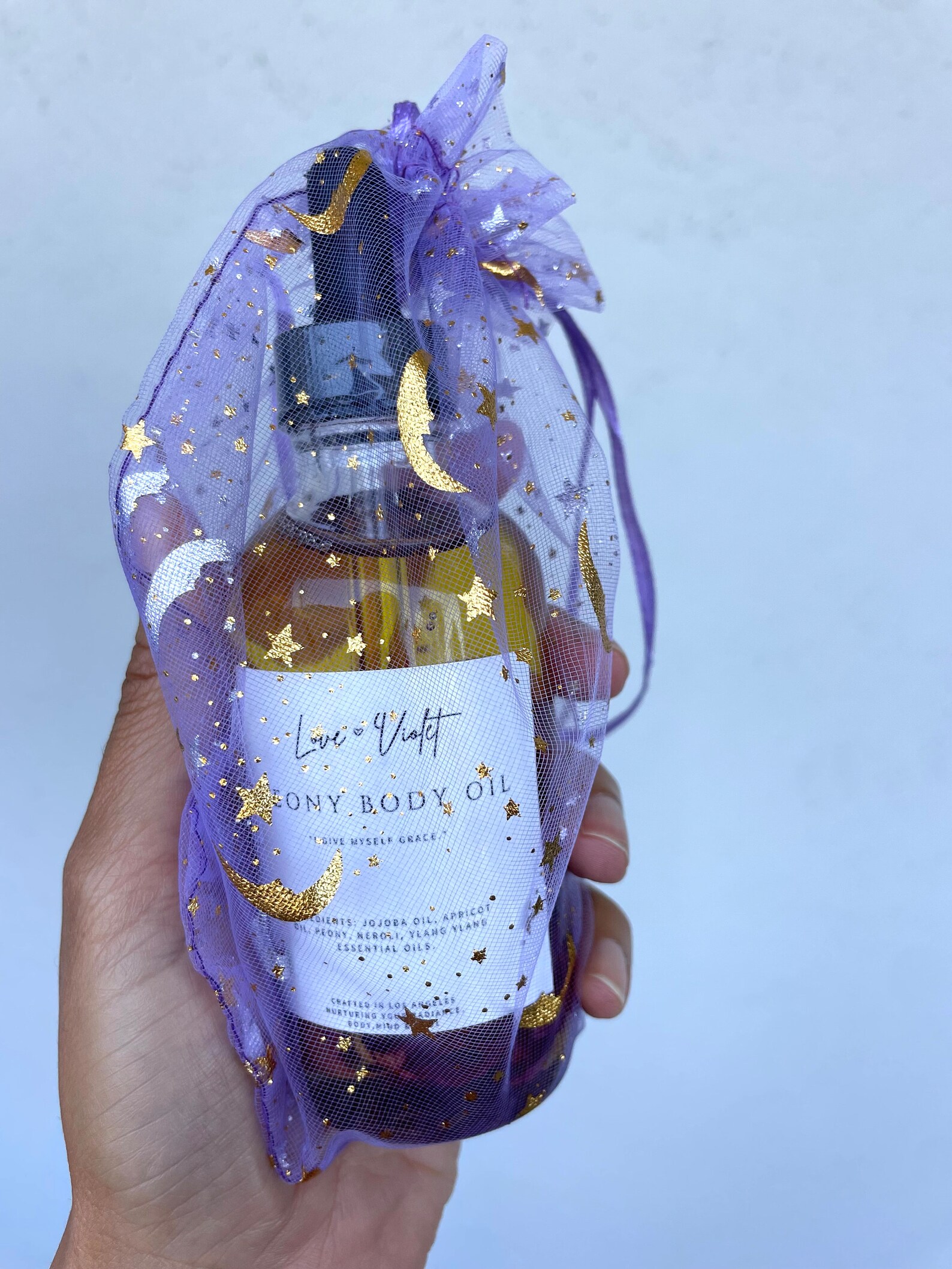 Glamour Magic Peony Flower Body Oil: Organic Jojoba, Rose & Ylangylang ...