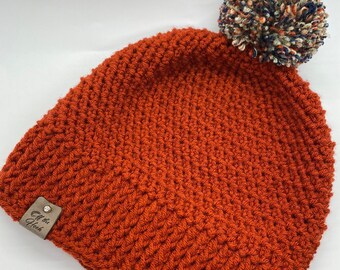 Orange Winter Hat | Etsy