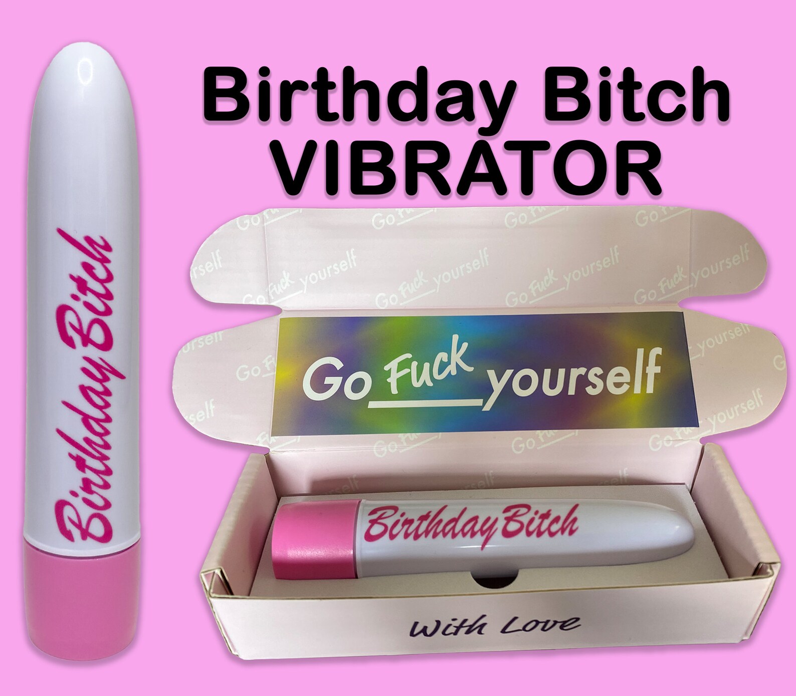 Birthday Bitch Vibrator Birthday T For Her Funny Birthday Etsy
