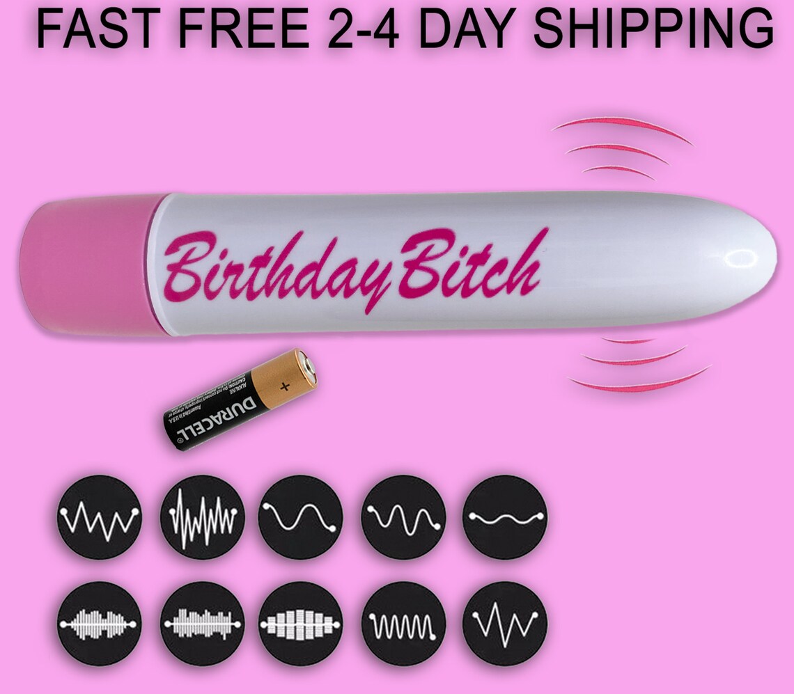Birthday Bitch Vibrator Birthday T For Her Funny Birthday Etsy