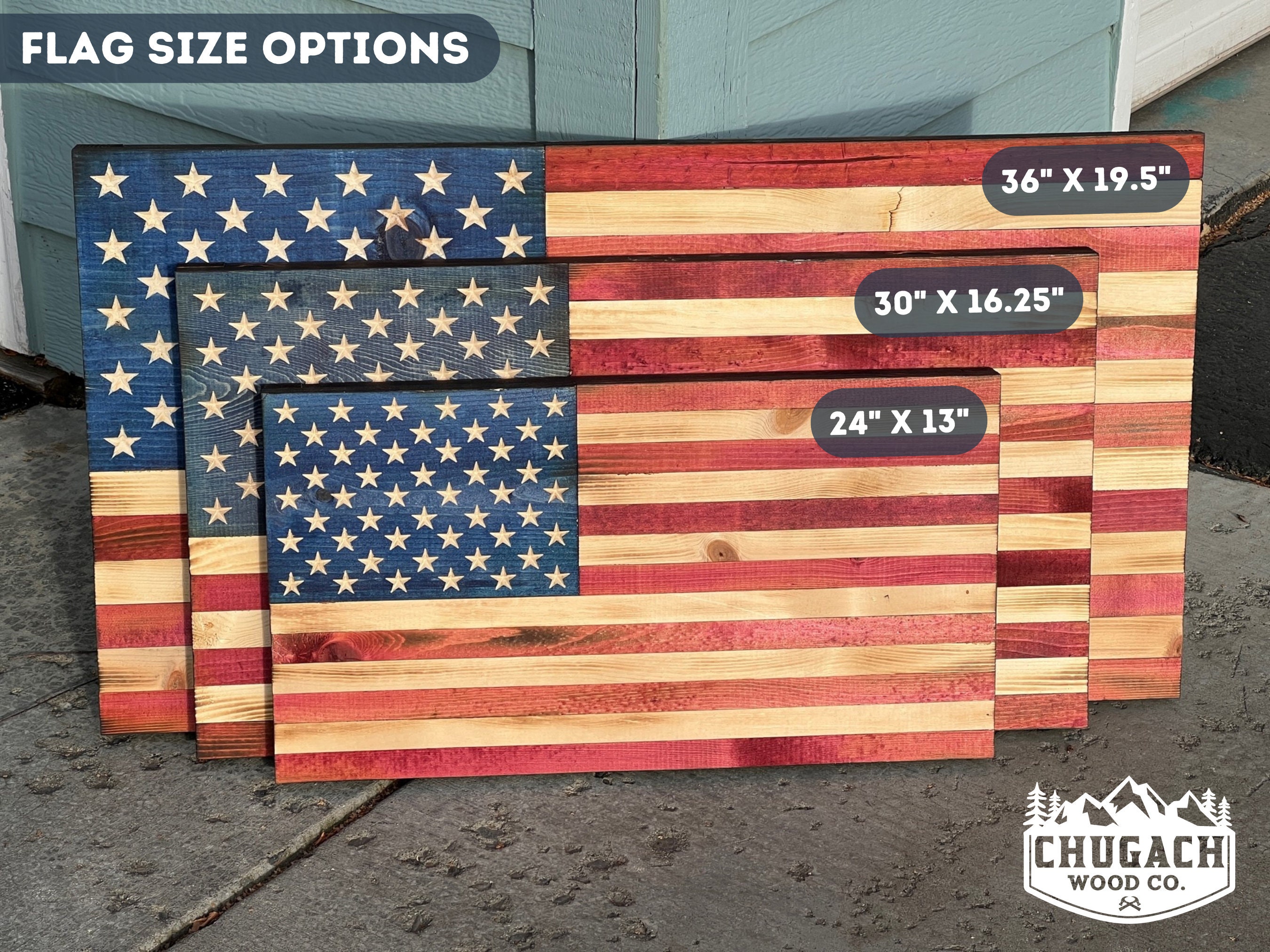 Handcrafted Wood Rustic American Flag, USA Flag, Wooden American Flag ...