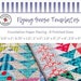 Flying Geese Foundation Paper Piecing (FPP) Quilt Block Pattern Digital ...