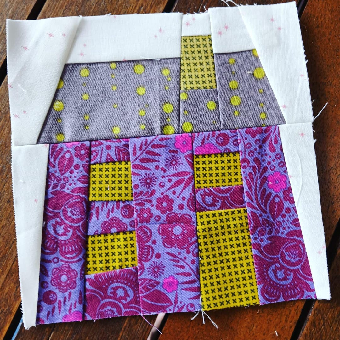 Woodland House 3 FPP Foundation Paper Piecing Quilt Block Pattern ...