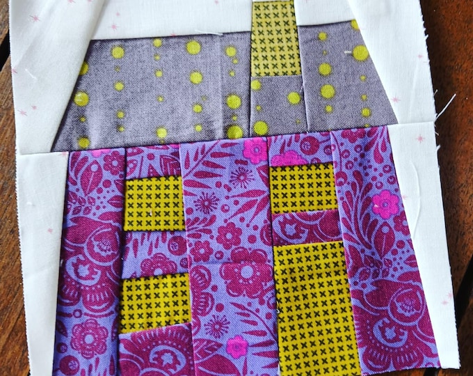 Wonky House Foundation Paper Piecing Pattern PDF - Etsy Canada