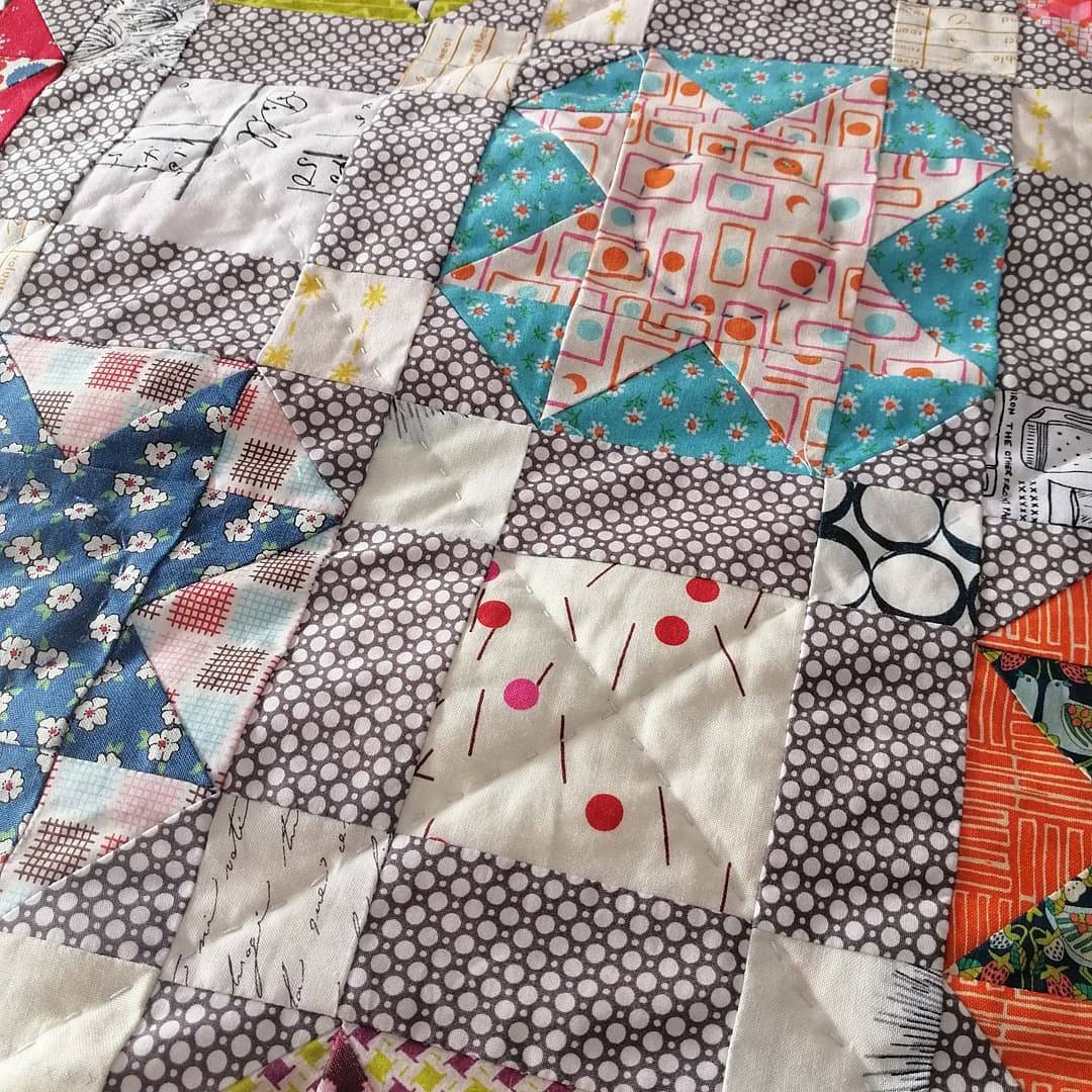 Electrolite Quilt Pattern, Pdf Pattern, Star Quilt, Scrap Quilt, Throw ...