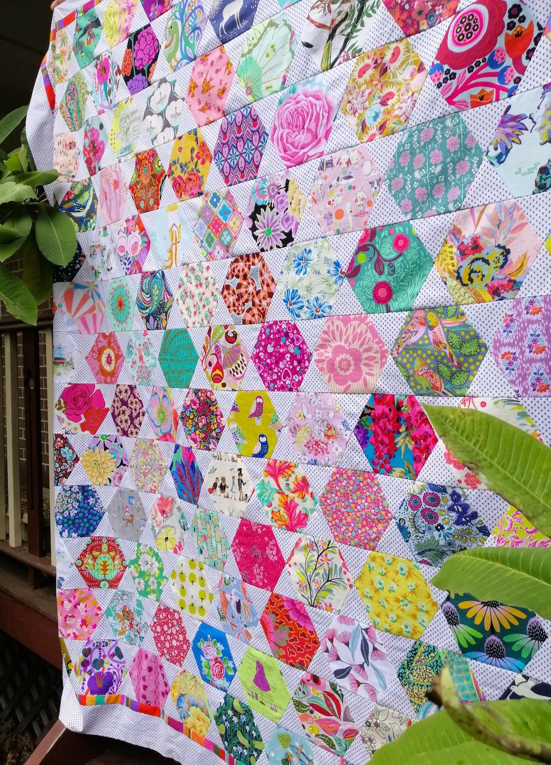 Hexagon Quilt Pattern: I Spy Design (PDF Download) - Etsy