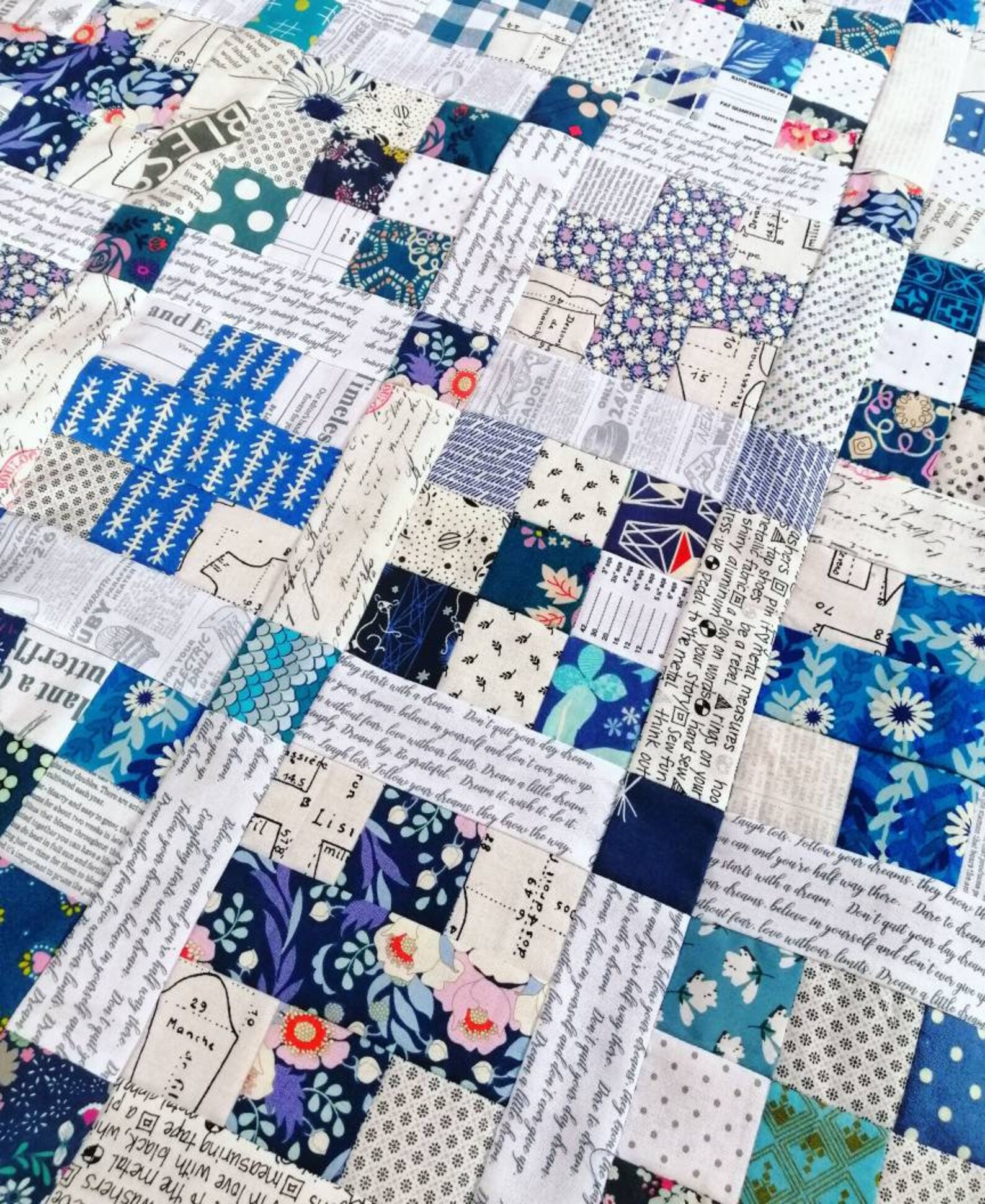 Blueberry Kisses Quilt Pattern PDF Quilt Pattern Scrap | Etsy Canada