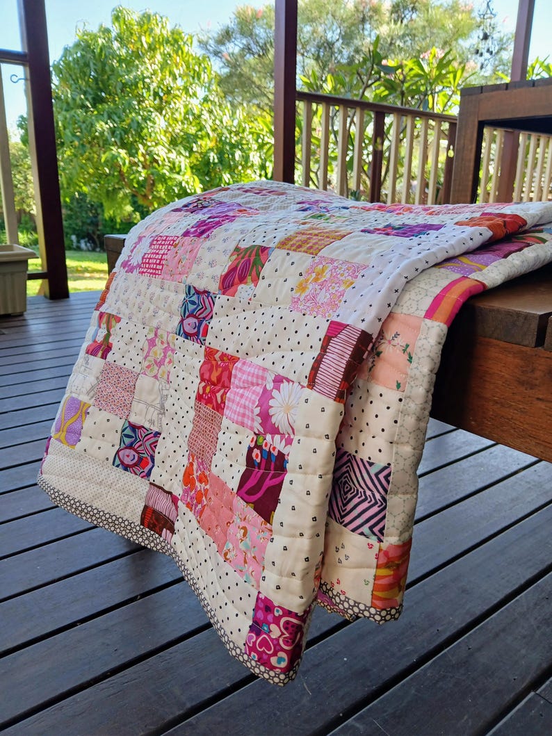 Nine Patch Chain Scrap Quilt Pattern PDF Digital Download - Etsy